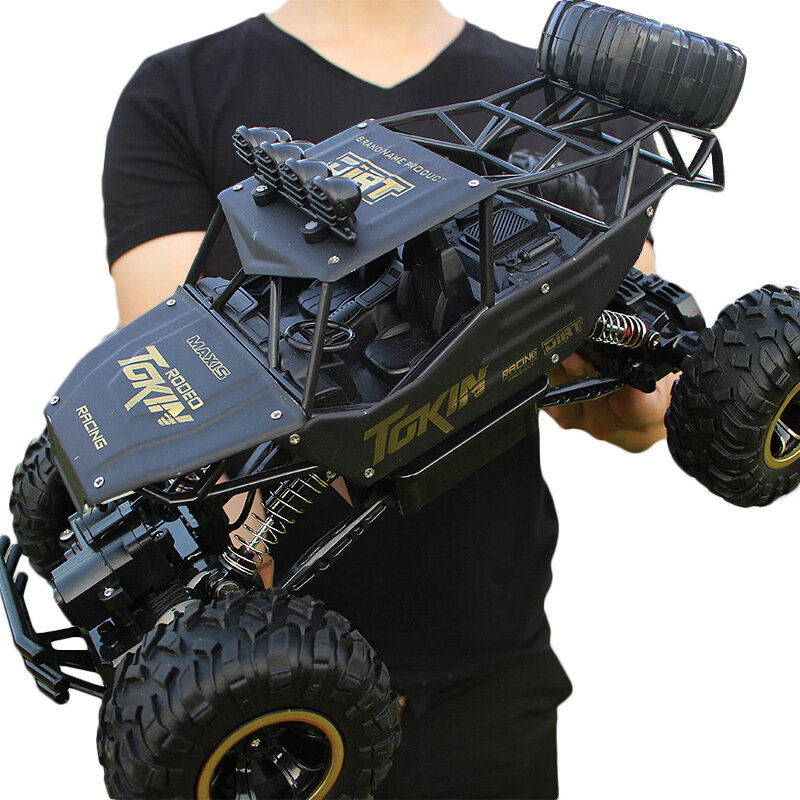 Огромный радиоуправляемый дрифт-кар 4x4: Внедорожник, монстр трак для скалолазания, быстрая зарядка