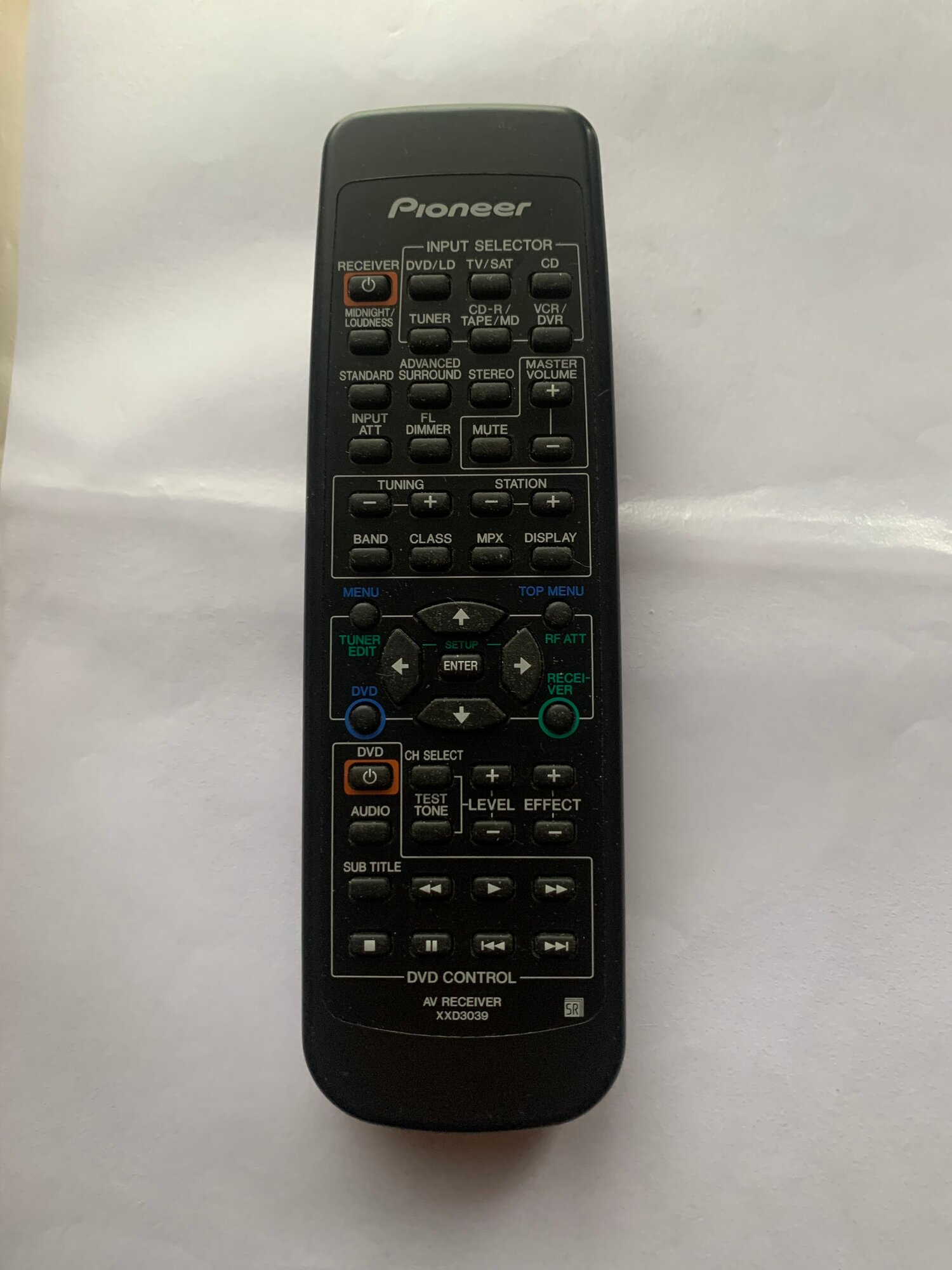 Pioneer XXD3039 пульт оригинальный