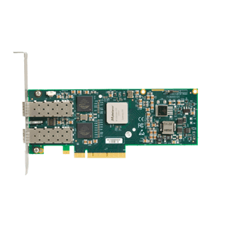 Сетевая карта Mellanox ConnectX™ EN network interface card, dual-port, 10GBASE-SR w/ XFP modules, PCIe2.0 x8 2.5GT/s, mem-free, tall bracket, RoHS R5. Includes two (2) XFP modules. (Condor3 SR, 2-Port) MNKH28-XTC