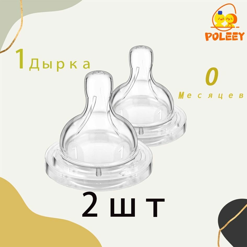 2 шт , Соска Силиконовая пустышка Avent Anti-Colic Применим.0 месяцев и более