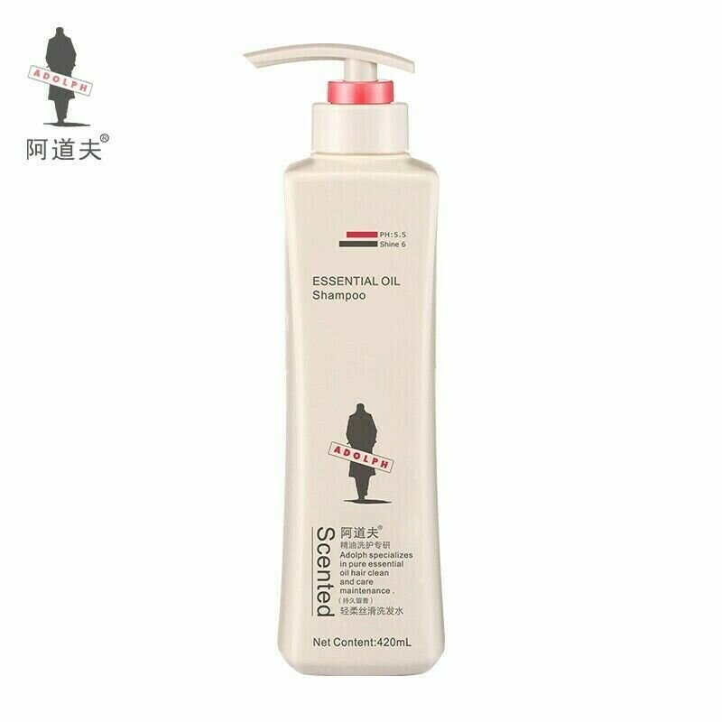 Adolph Moisturizing, Soft, Silky Shampoo 420 мл Адольфа Мягкий шелк для волос 1 боттл