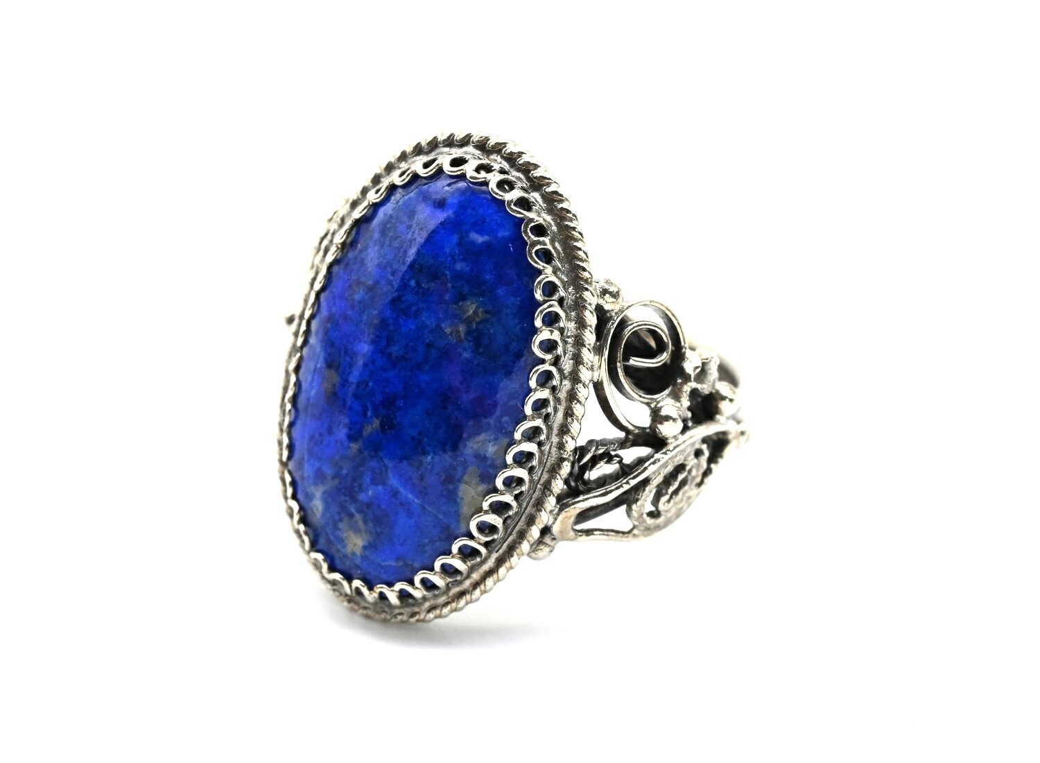 Кольцо, лазурит