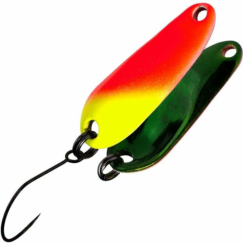 Блесна из латуни на форель, покрыта золотом и серебром RB Корсар 3,8гр - 453