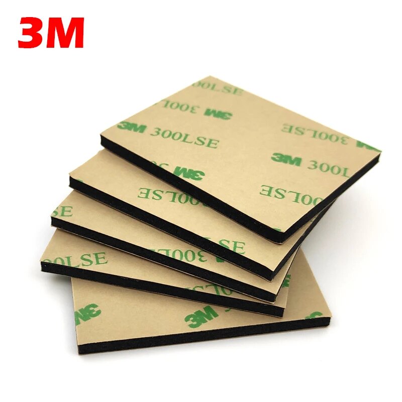 Двухсторонний скотч 3M 300LSE 9495LE черный 54x44 мм 2pcs