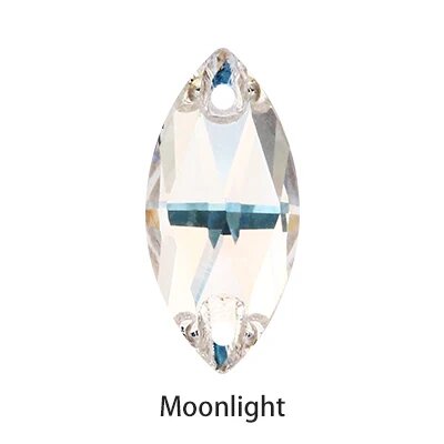 Кристаллы Moonlight 9x18mm (10шт) для вышивания