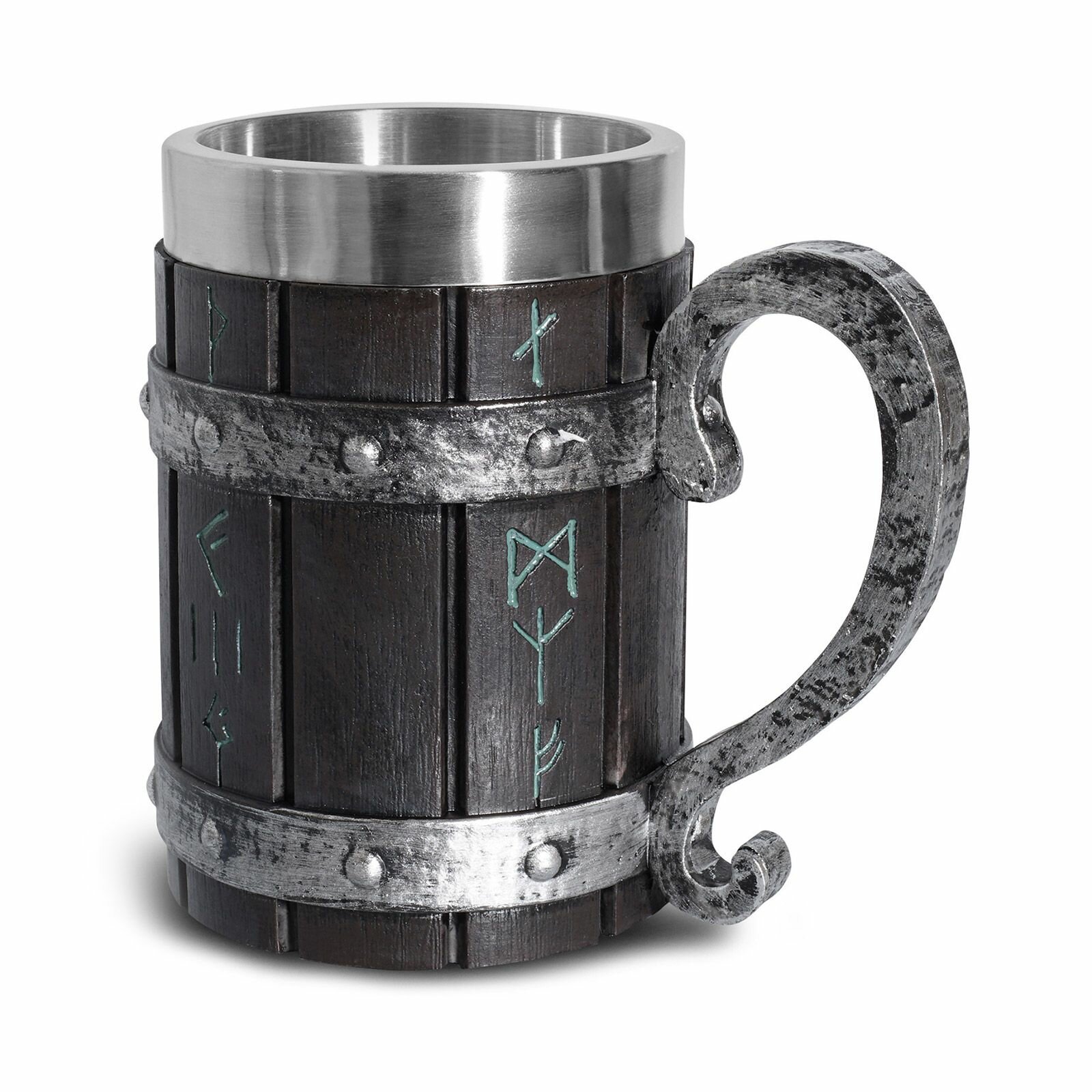 Средневековые руны пивной кружку с нержавеющей стали вкладыш
