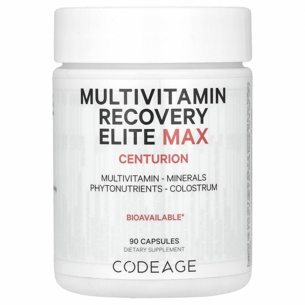 Codeage, Sport, Multivitamin Recovery Elite Max, 90 растительных капсул