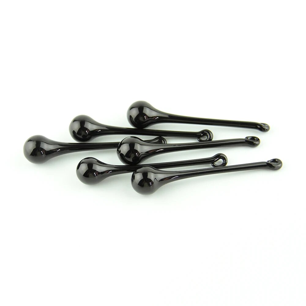 Хрустальные подвески для люстр, капли дождя, 1 шт Черный, 16x60mm 1 piece, black