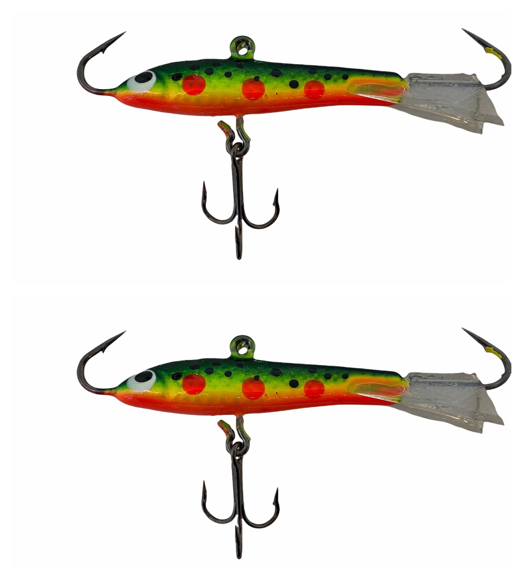 Балансир ALLVEGA Fishing Master 50 мм, 10 гр. набор 2 штуки цвет Т63 (Арбуз)