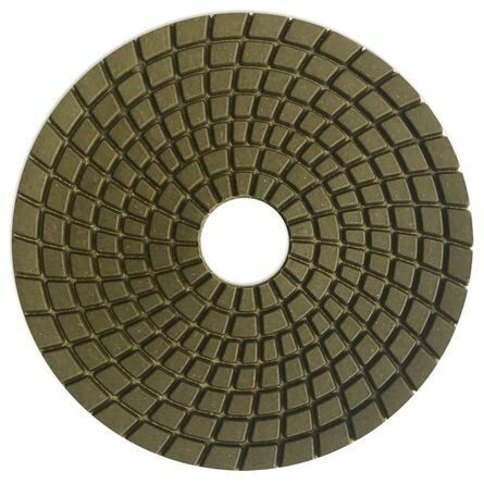 Диск полировальный эластичный HEXAGONAL ALMAZ (без водяного охлаждения) 100 мм, зерно 400