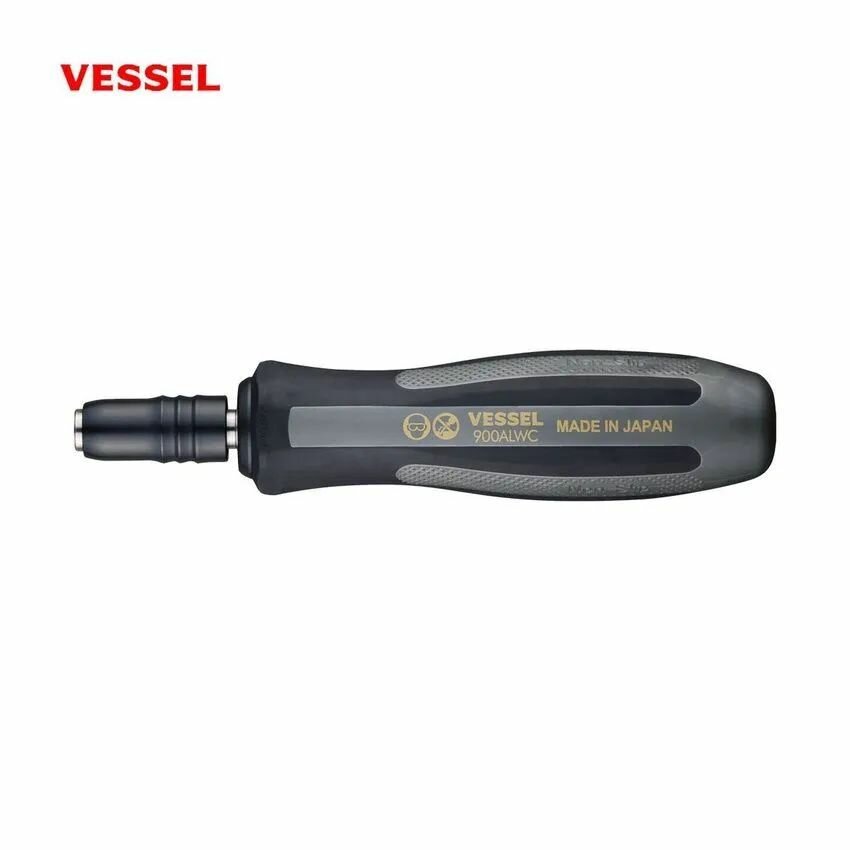 VESSEL для крепления бит с шестигранным приводом, отвертка с быстрозажимным гнездом 1/4, 900ALWC драйвер электрическая ручка для бит 6,3 мм, для использования с шестигранным приводом.