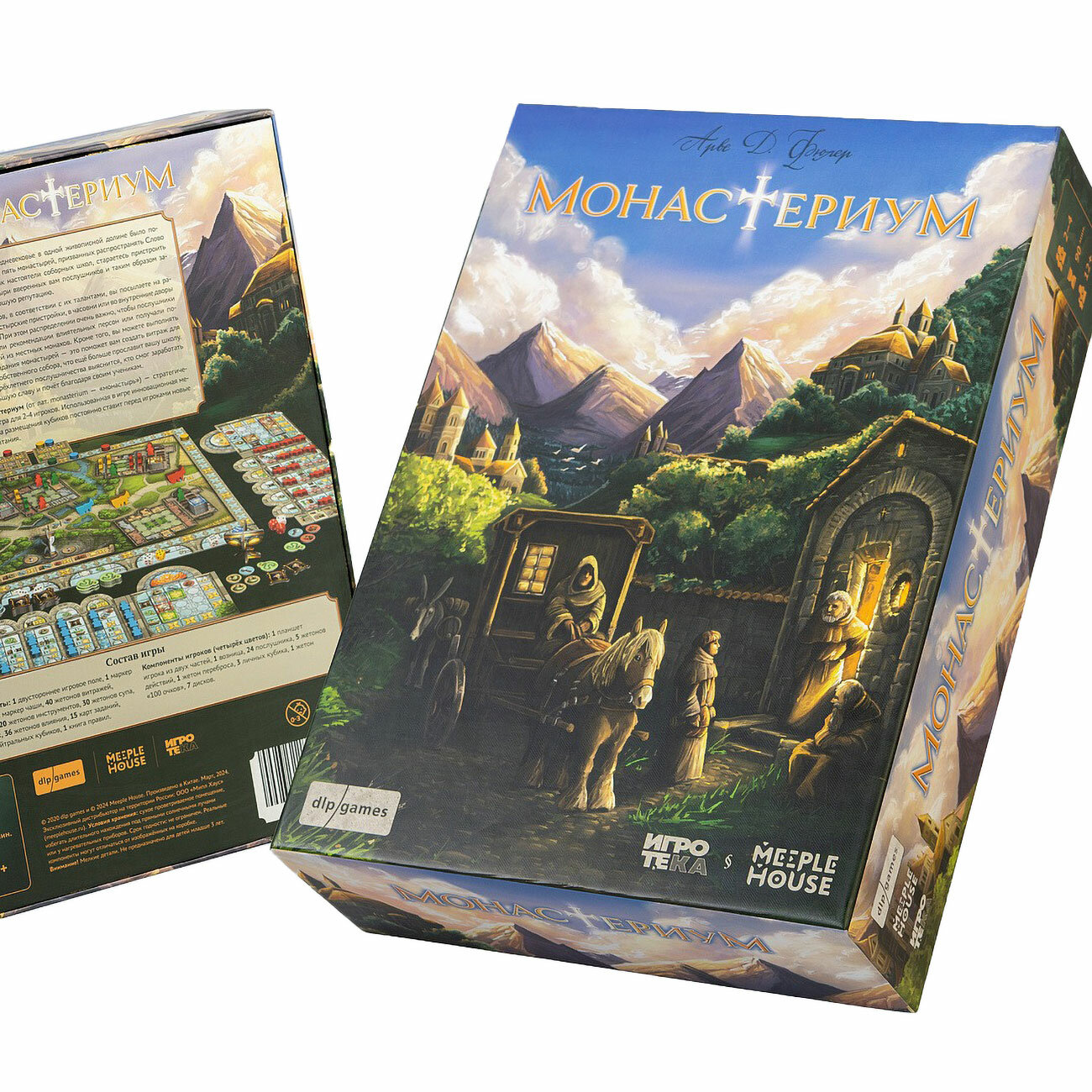 Настольная стратегическая евро игра Meeple House Монастериум