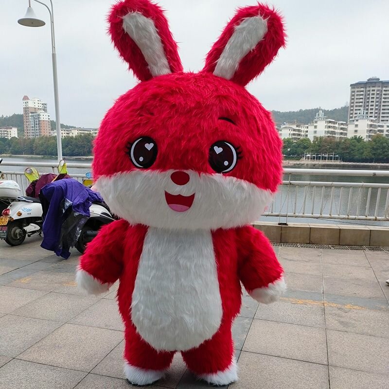 Карнавальный костюм, костюм Кролик в натуральную величину