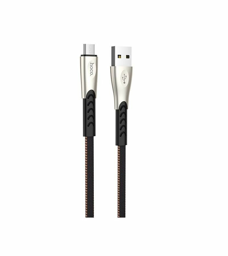 Кабель HOCO U48 Micro USB 2.4A черный — фото 1