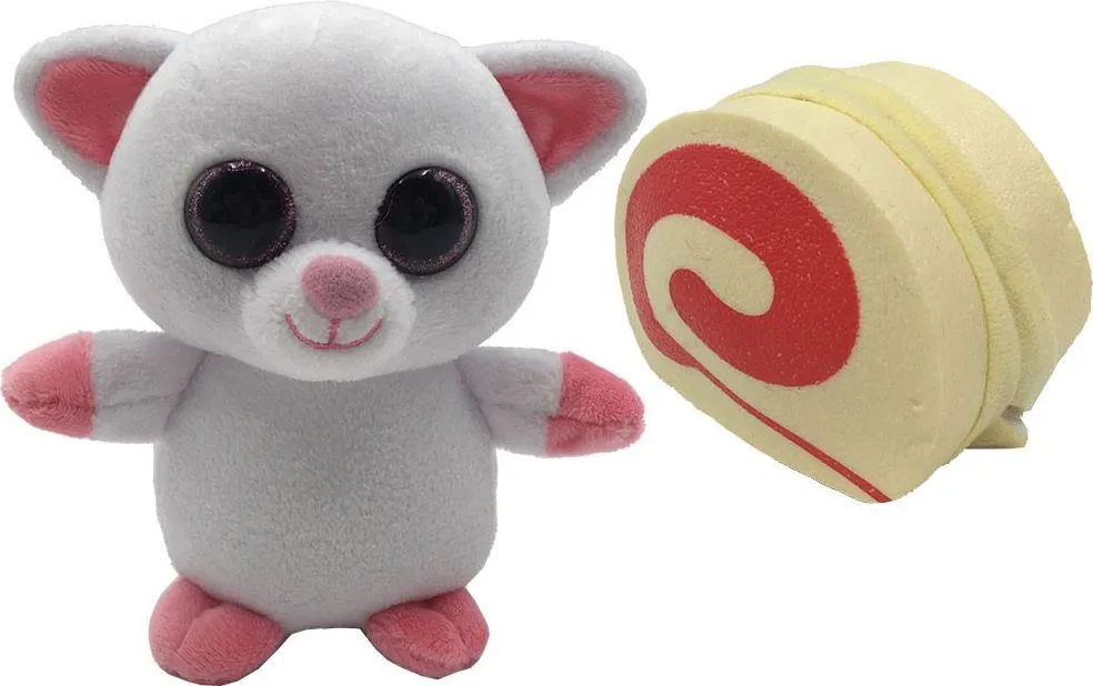 Мягкая игрушка Sweet pups Wild Cakes Рулетик ширли 11 см 1712006