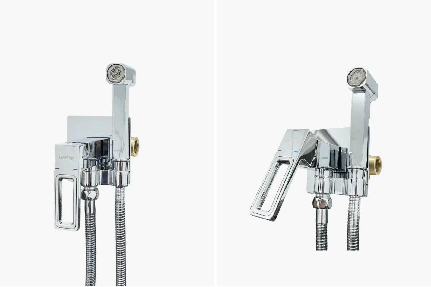 Гигиенический душ скрытого монтажа GAPPO G7WB21VE7-KJ1, хром