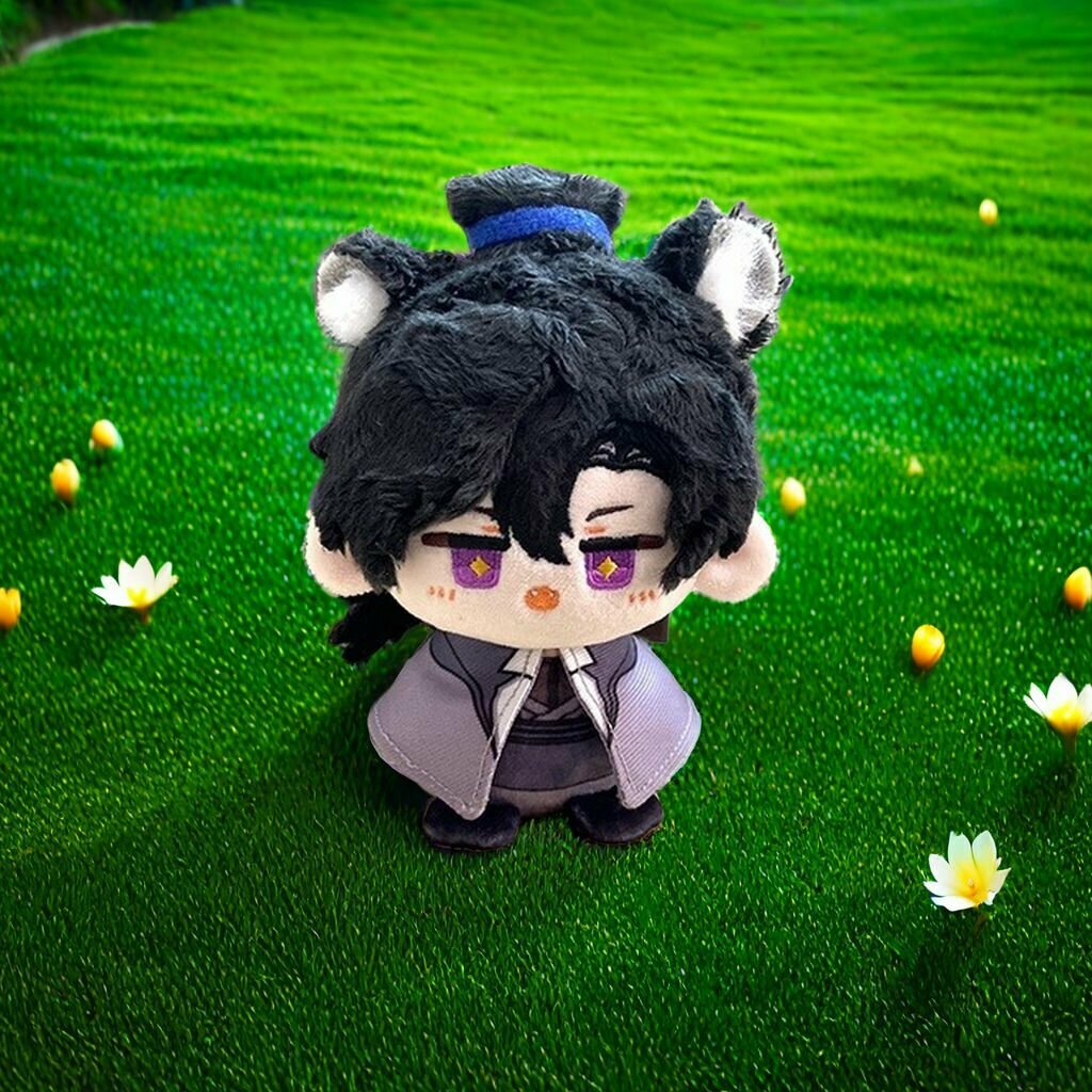 Аниме Мягкие Игрушки "Хаски и его учитель Белый Кот" Эрха / The Husky and His White Cat Shizun Mo Ran Плюшевая Кукла Игрушка 12CM