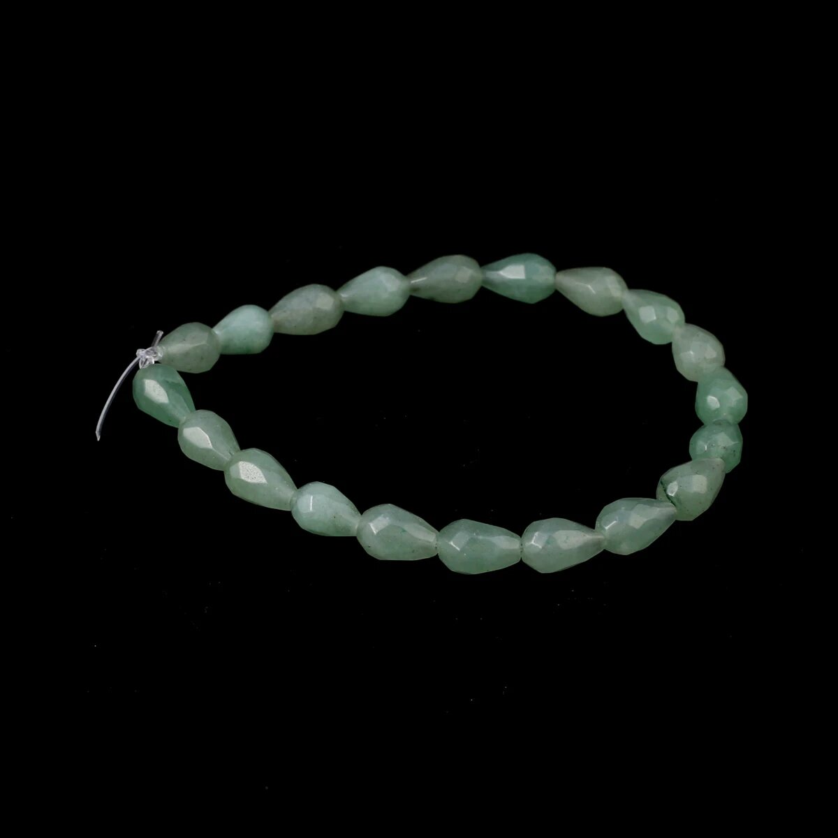 Бусины из аметиста и зеленого авантюрина Изумрудный, Green Aventurine
