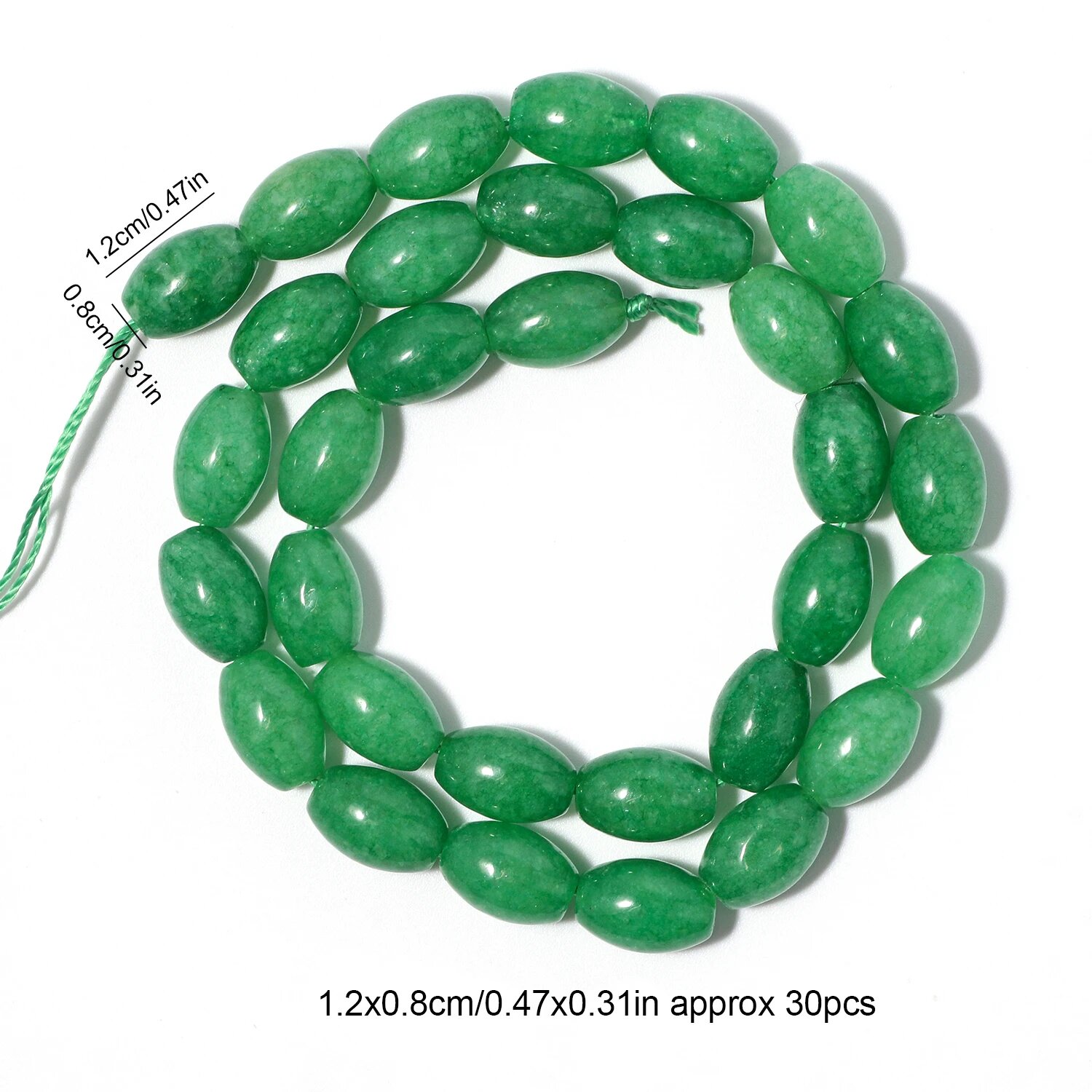 Натуральные камешки бусины турмалин морганит апатит нефрит 30 шт Изумрудный, Green jade