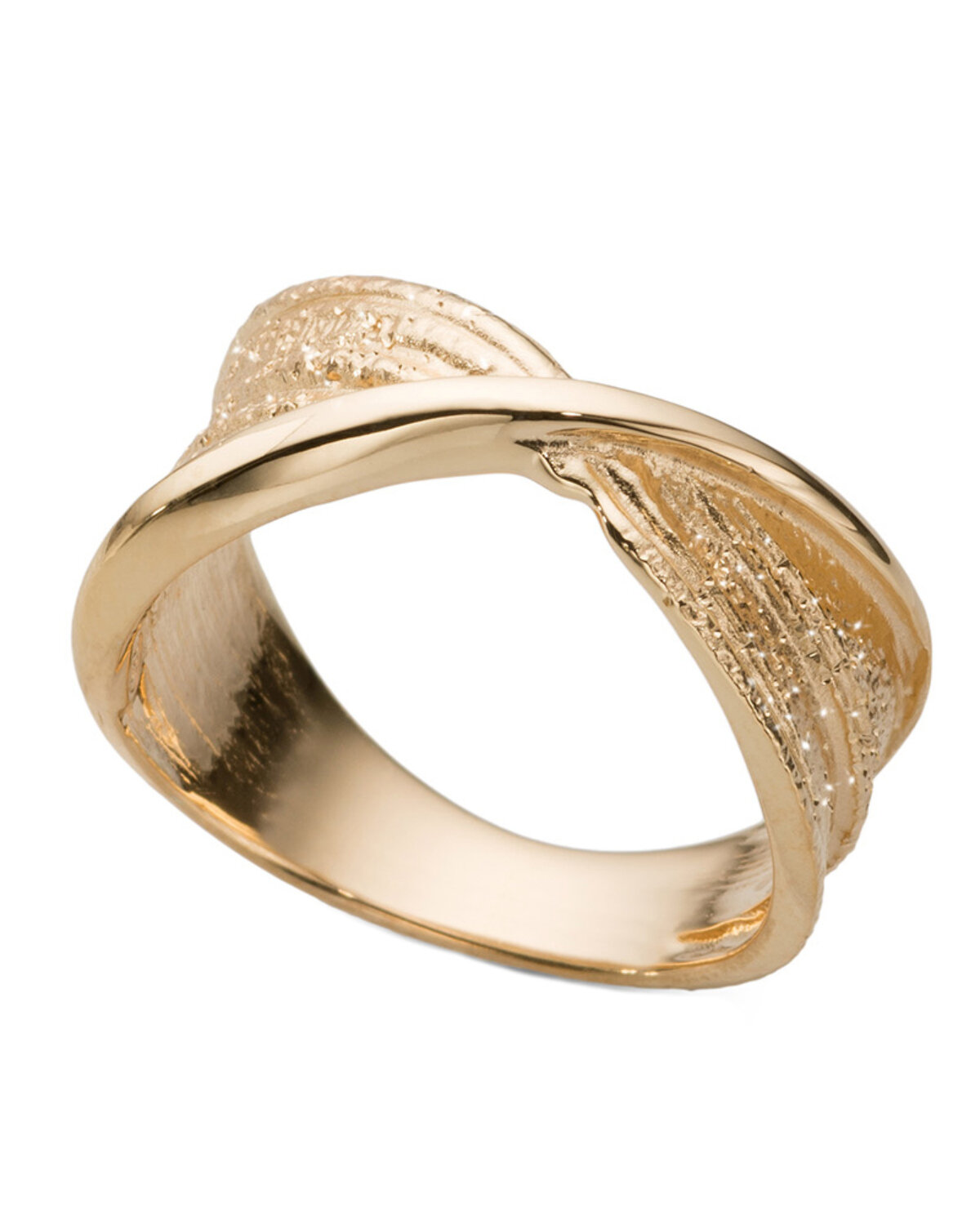 Кольцо тонкое, серебро, 925 проба, золочение