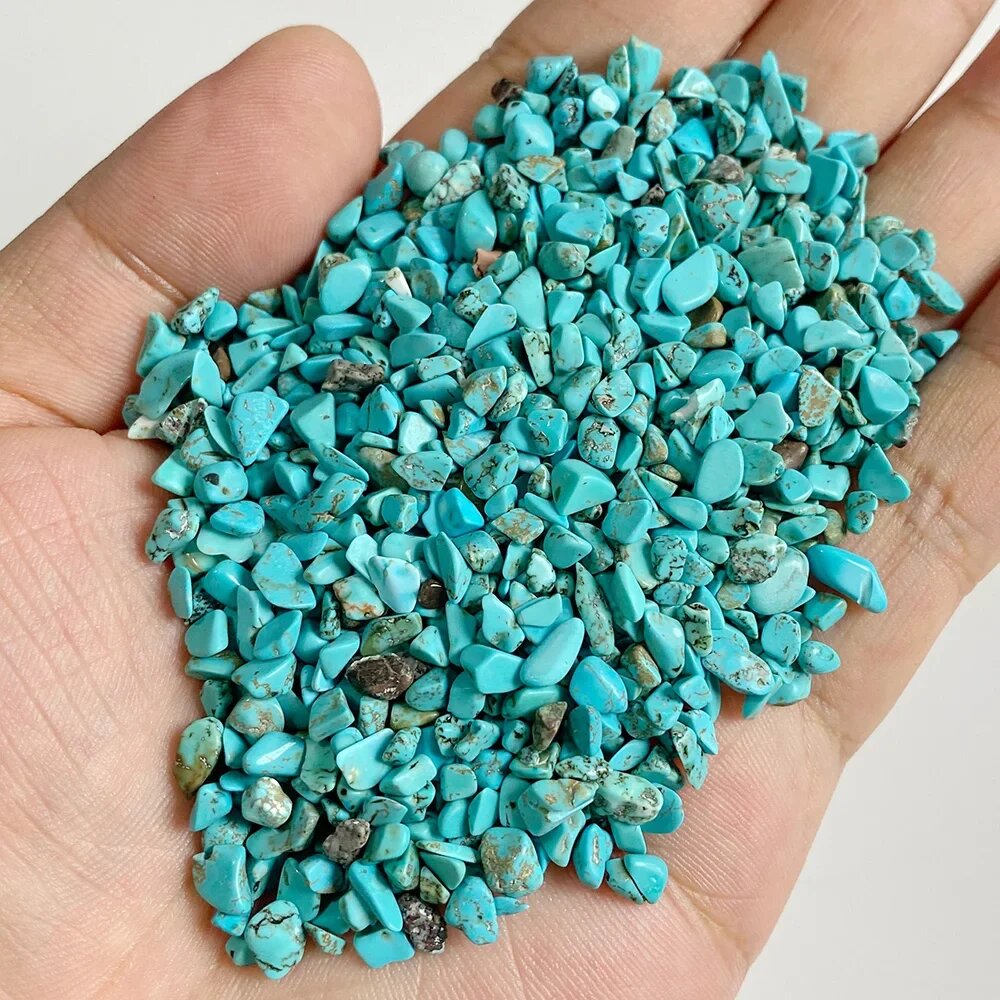 Минеральные чипсы Turquoise 20g для аквариума