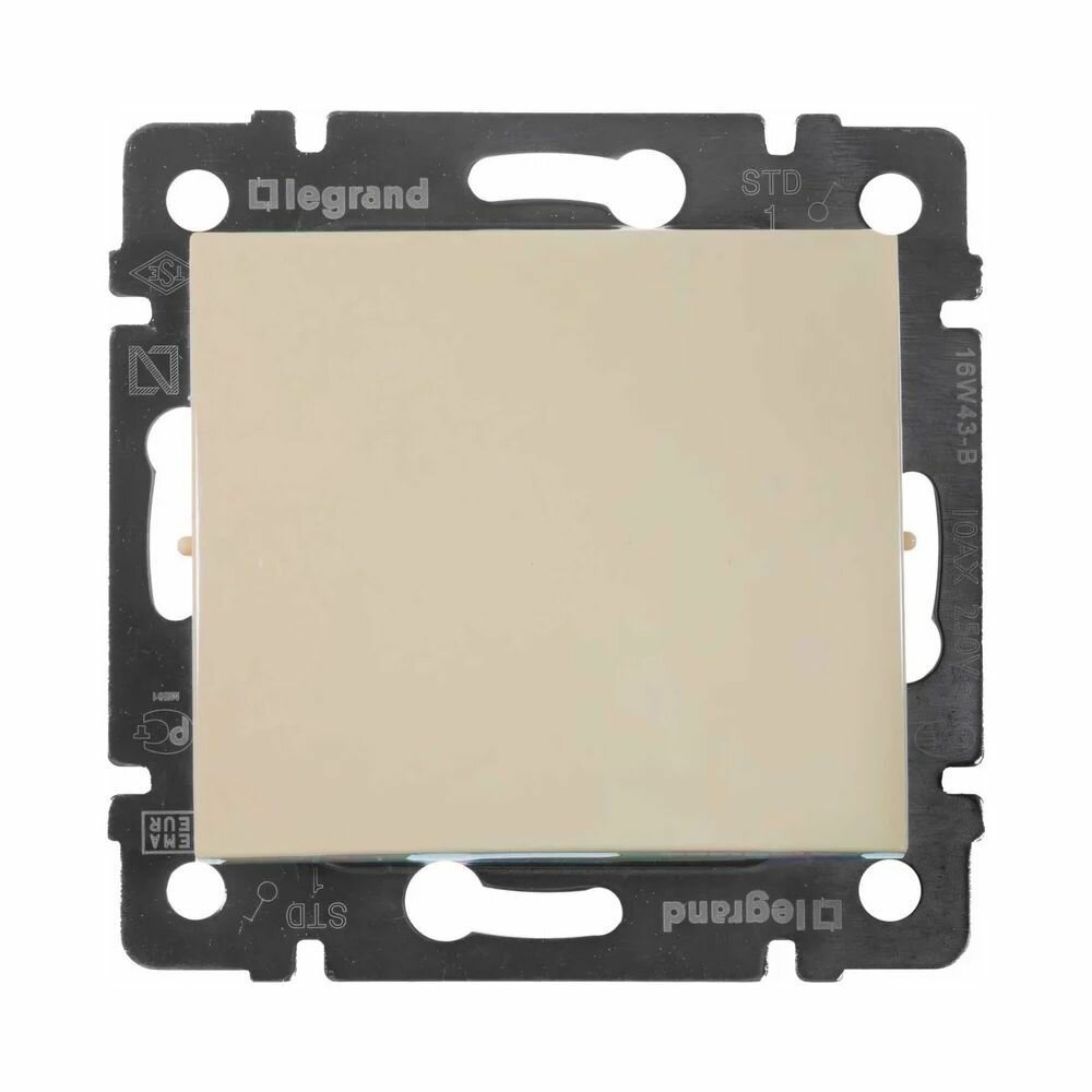 Механизм выключателя 1-кл СП Valena 10А IP31 250В слоновая кость 774301, 10шт