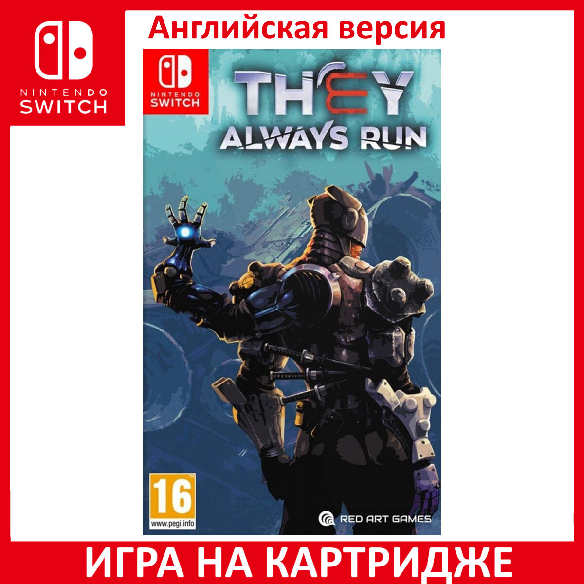 Игра They Always Run Switch Английский язык Картридж на Nintendo Switch