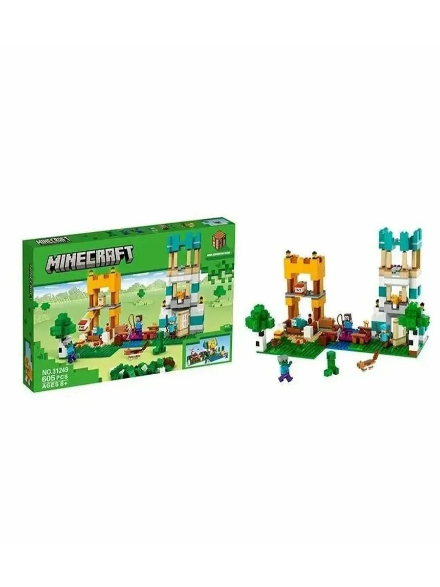 Minecraft конструктор Майнкрафт Ящик для крафта