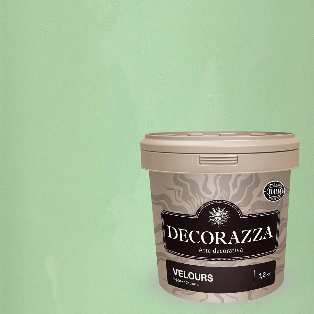 Декоративная штукатурка с эффектом бархата Decorazza Velours (1,2кг) VL 10-24