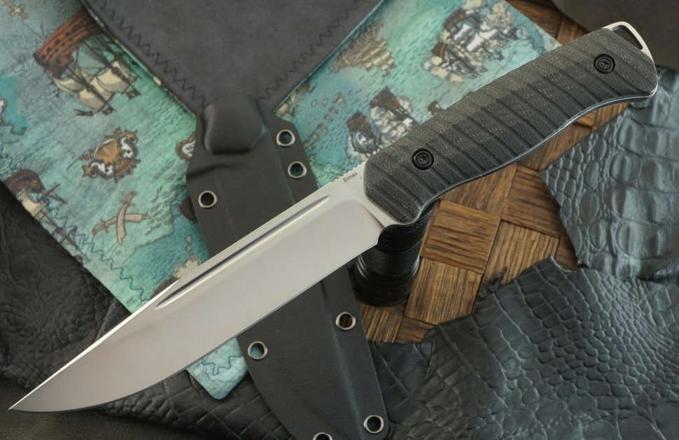 Нож АиР Леший-Т, сталь Elmax, рукоять текстолит