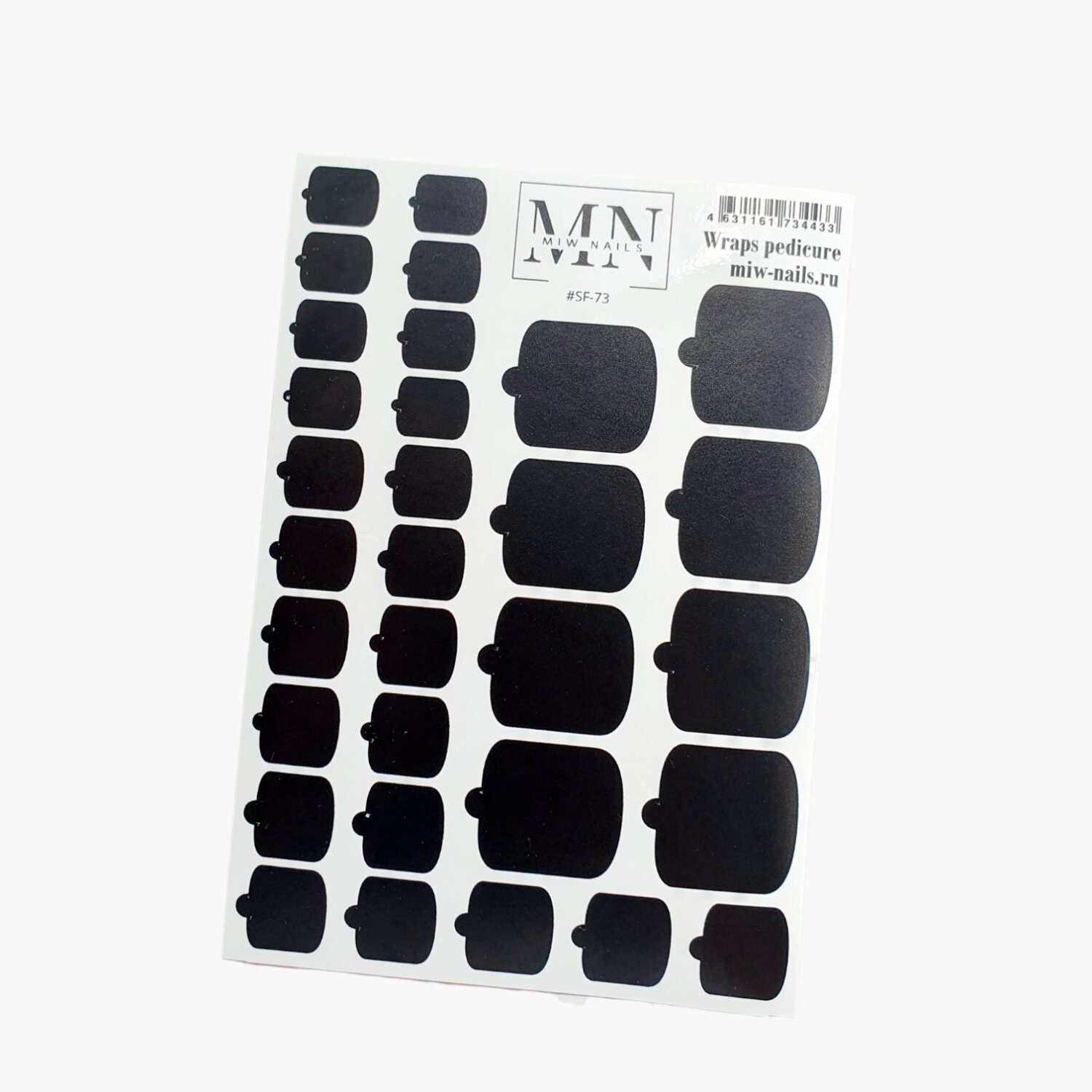Пленки для педикюра Miw Nails Wraps stickers SF-73