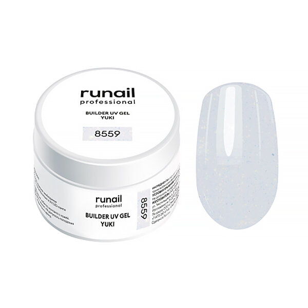 RuNail, Моделирующий УФ-гель Gel Yuki №8559 (15 г)