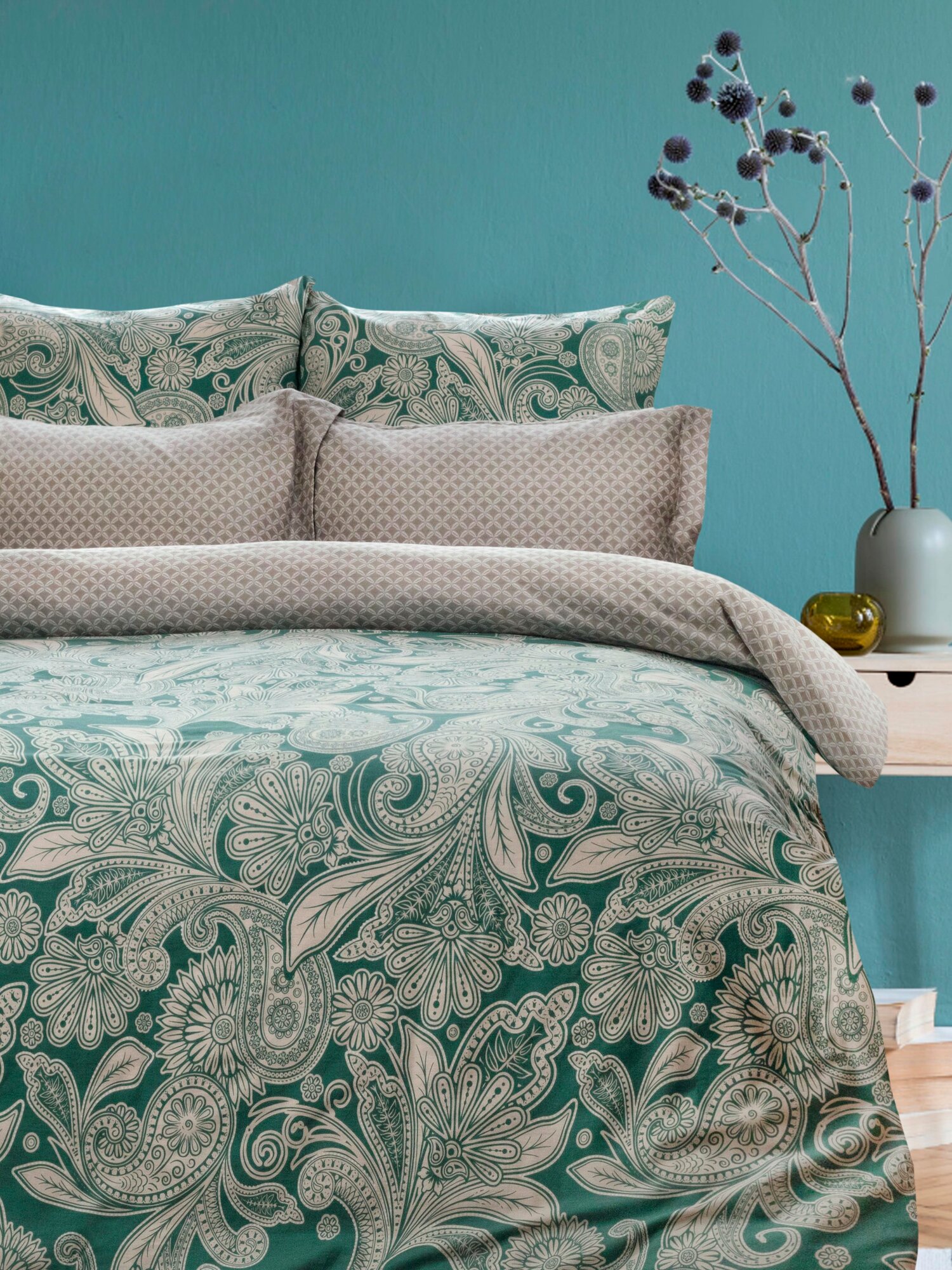 Постельное белье 1,5 спальное Cleo Satin de Luxe комплект пододеяльник на молнии сатин хлопок