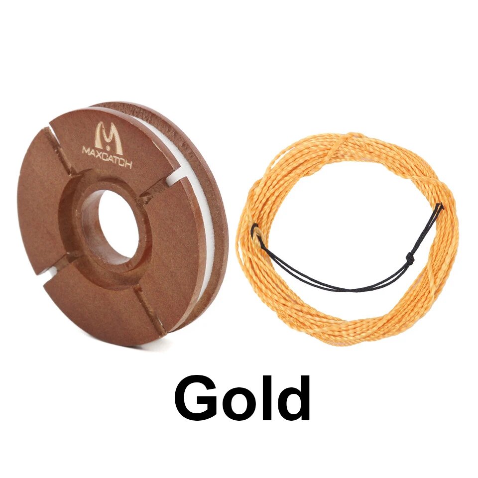 Maximumcatch плетенка Tenkara, Gold, 12FT 17LB