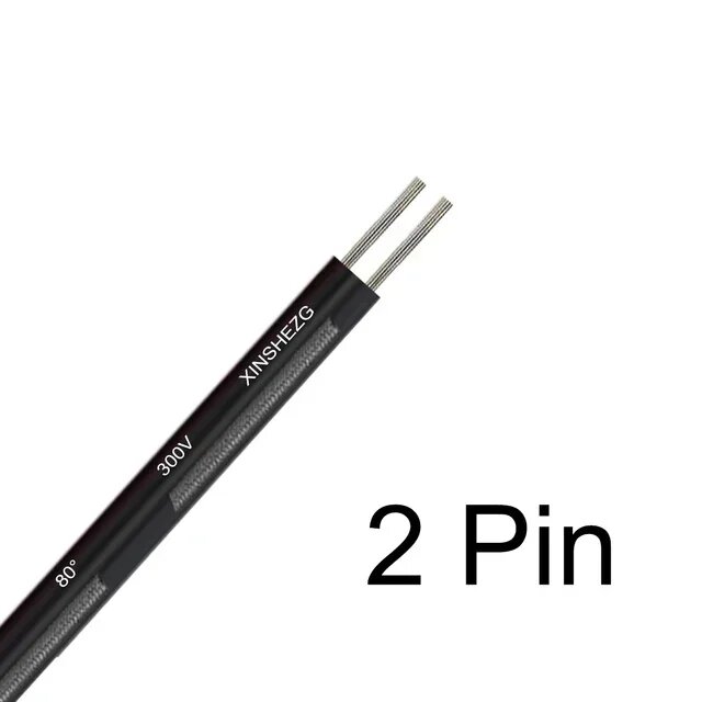 DelightFire Удлинительные кабели для светодиодных лент 18 AWG, 2 Pin Black A, 5m