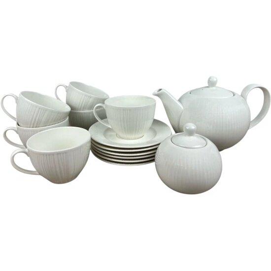 Чайный набор Royal Rabbit Cup "Адела" 14 предметов, 6 персон, фарфор (RRC000064)