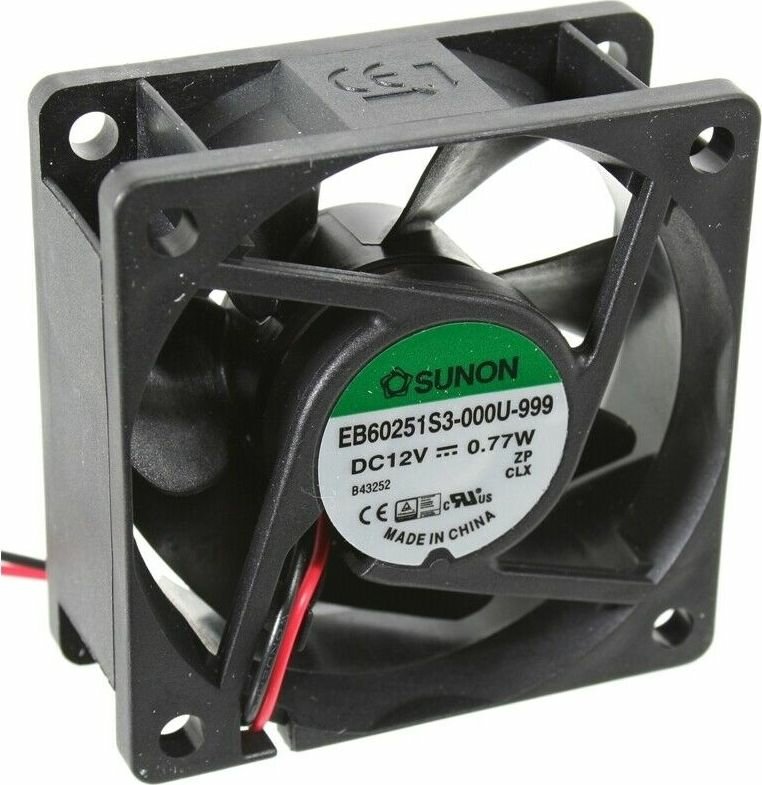 Вентилятор SUNON EE60251B3-000U-A99 Вентилятор осевой 12В DC 60х60х25мм подшипник качения 0,047А 0,56Вт 3000об/мин 1шт