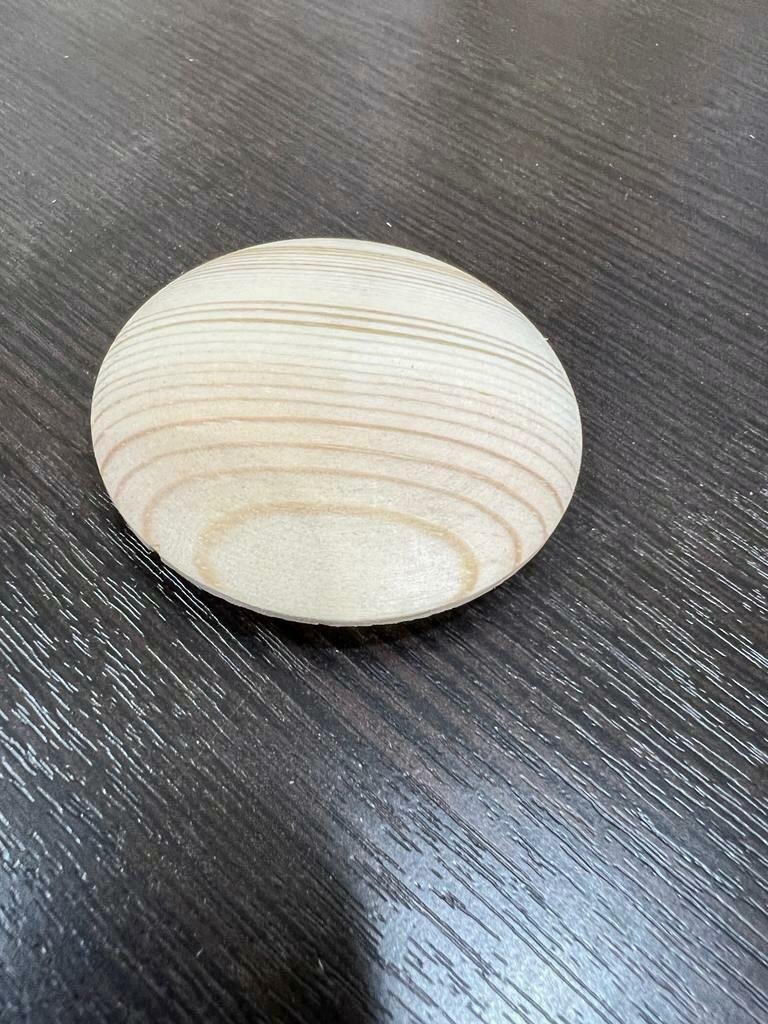 Заглушка на отверстие деревянная: диаметр d14 мм. (5штук)