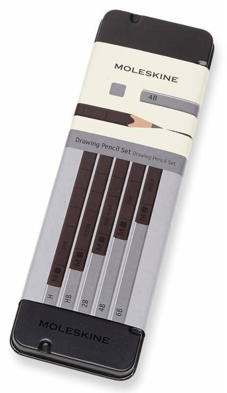 Набор карандашей чернографитный Moleskine DRAWING SET (ew7p05gpha)