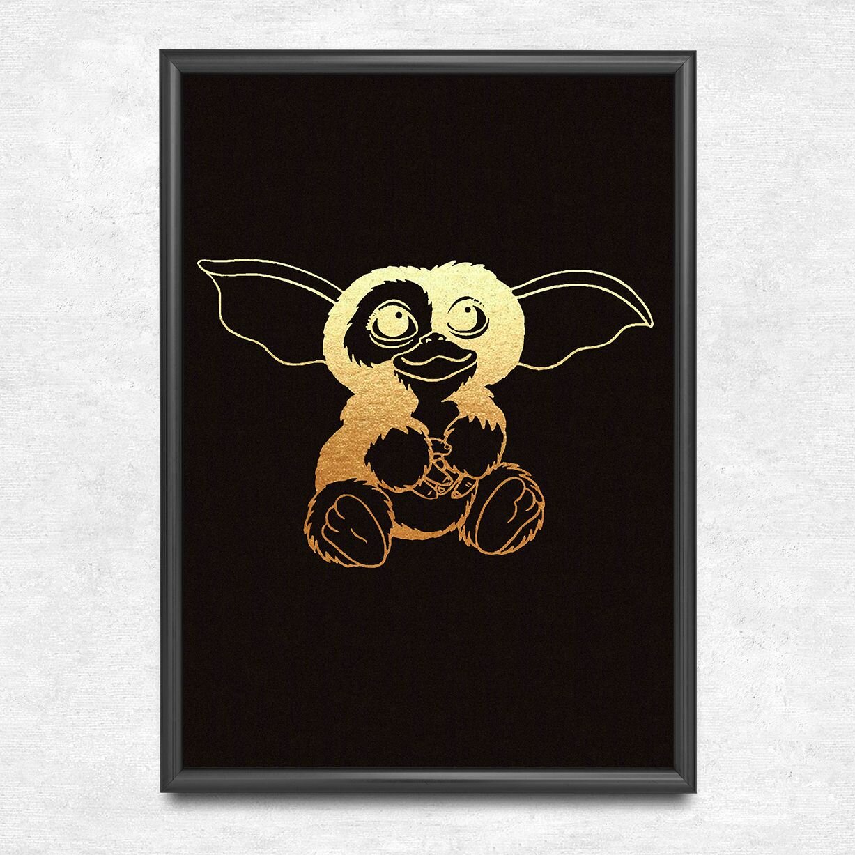 Постер по фильму Гремлины / плакат Gremlins Гизмо. Декор дома, офиса, комнаты, квартиры