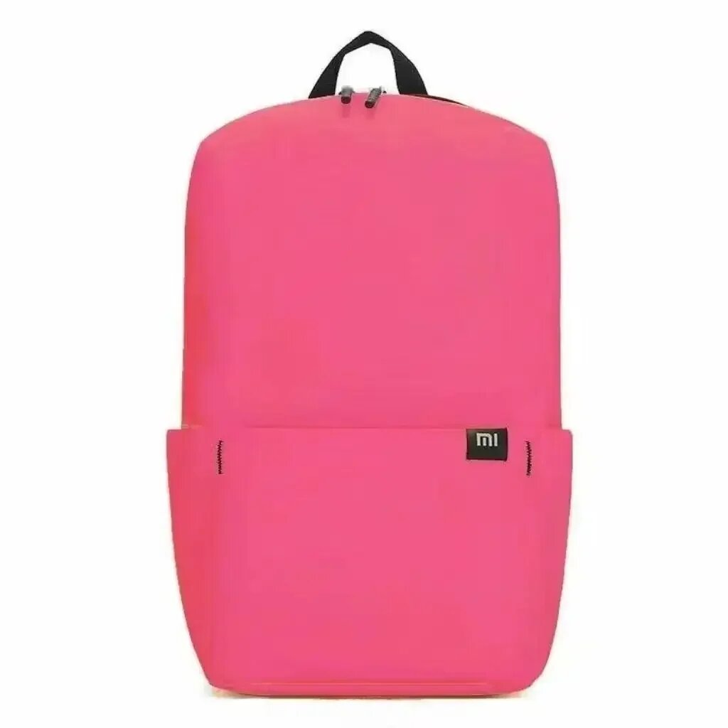 XIAOMI красочный маленький рюкзак, сумка для ноутбука, мужская и женская сумка на плечо, водонепроницаемая студенческая портативная спортивная сумка, рюкзак для кампуса Розовый, 10L, Rose red