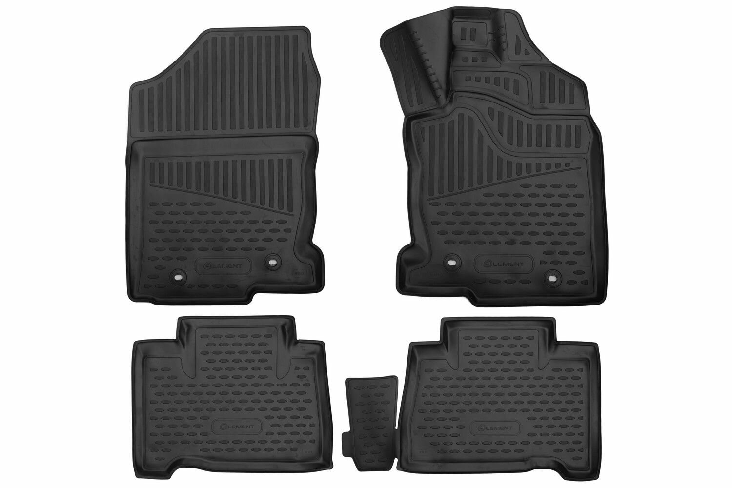 Коврики 3D в салон ELEMENT3DA0N018210K Lexus NX 2014-2017 (правый руль); 4шт. (полиуретан)