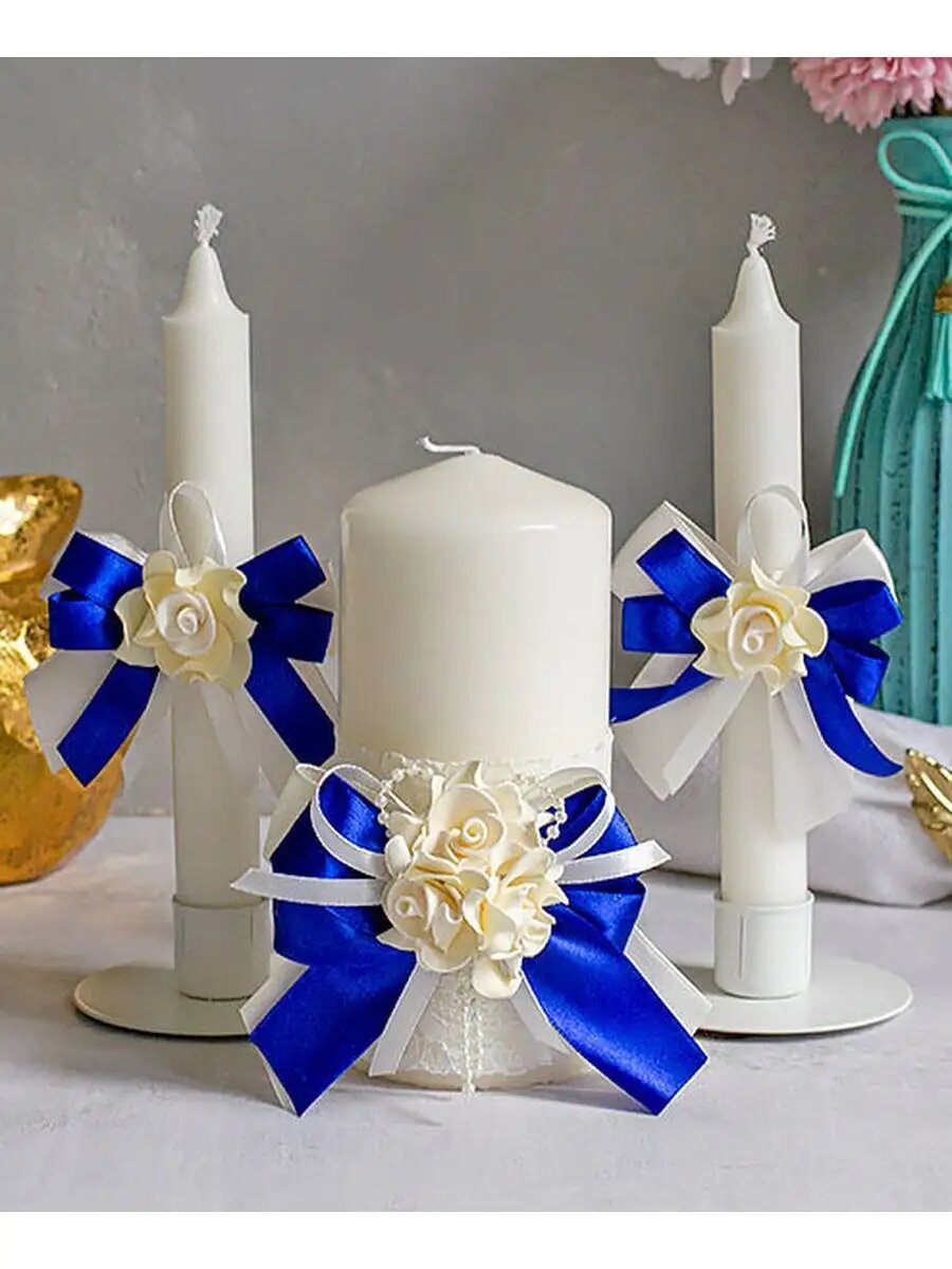 Семейный очаг на свадьбу свечи свадебные для молодоженов домашний очаг, набор 3 свечи