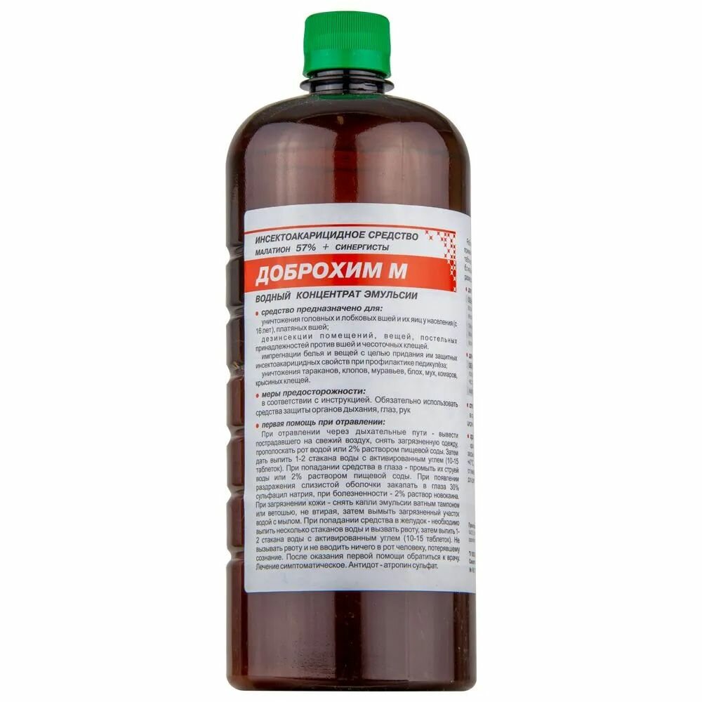 Доброхим М средство от клопов, тараканов и других насекомых, 1 л