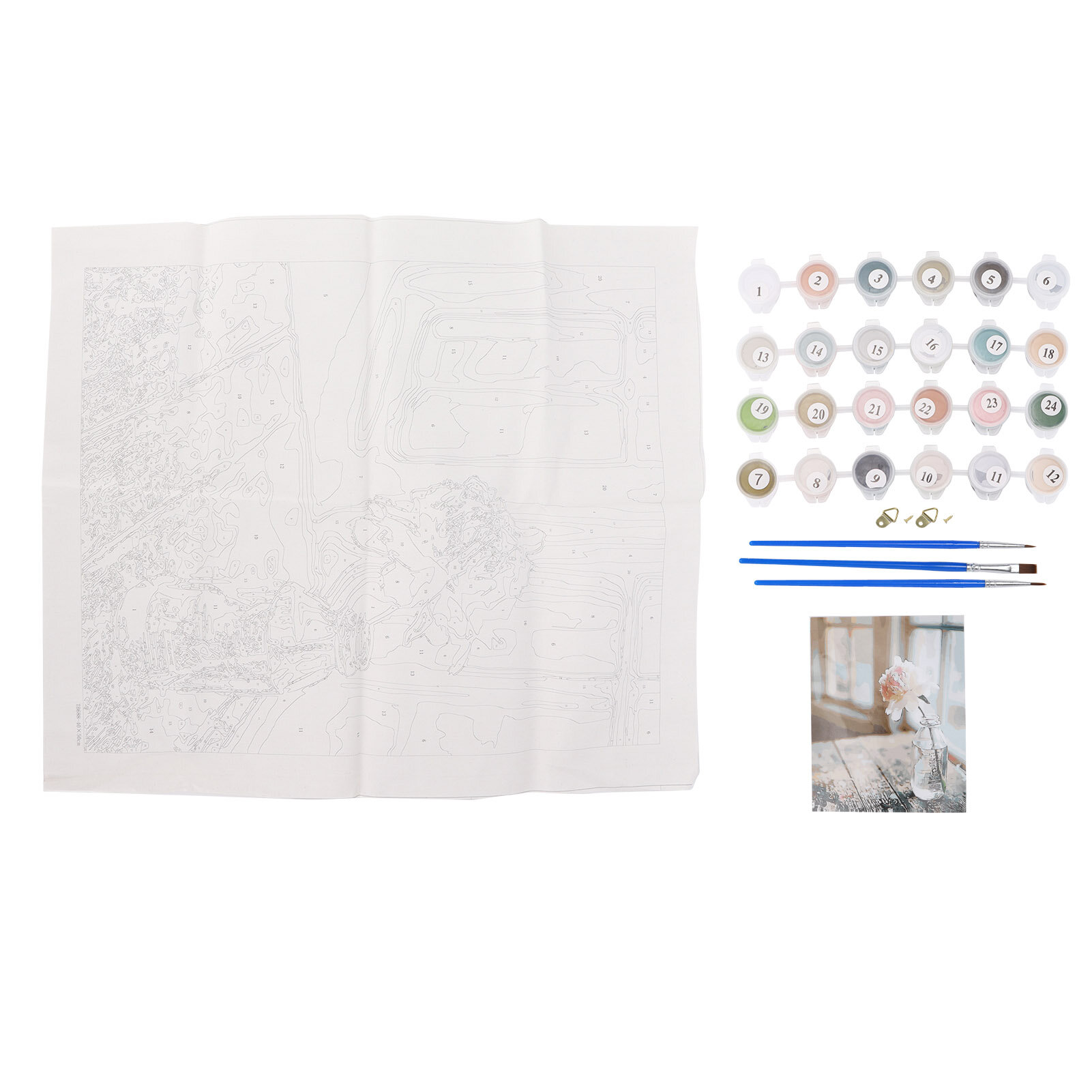 40x50 см Набор для рисования по номерам для взрослых и детей, набор акриловых масляных красок своими руками с кистями и пигментами, идеально подходит для начинающих