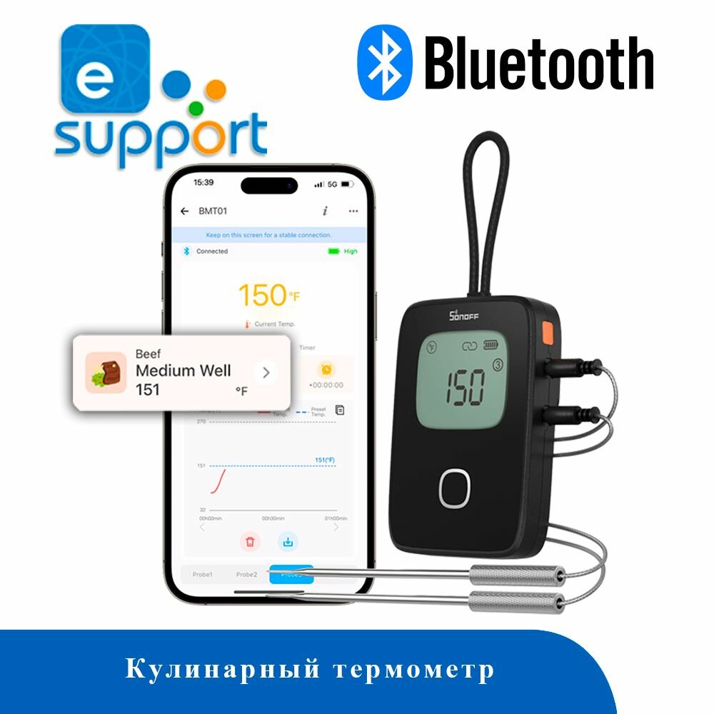 Кулинарный термометр SONOFF BMT01