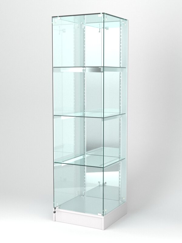 Витрина "астерия ХИТ продаж" №3 (с дверкой, задняя стенка - зеркало), Серый