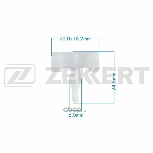 Клипса крепёжная Mercedes-Benz (миним. кол-во заказа 10 шт) ZEKKERT be3819