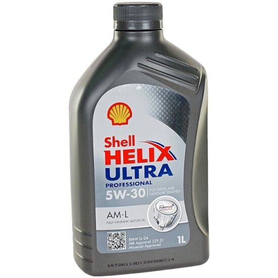Моторное масло Shell Helix Ultra Professional AM-L 5W-30 синтетическое 1 л