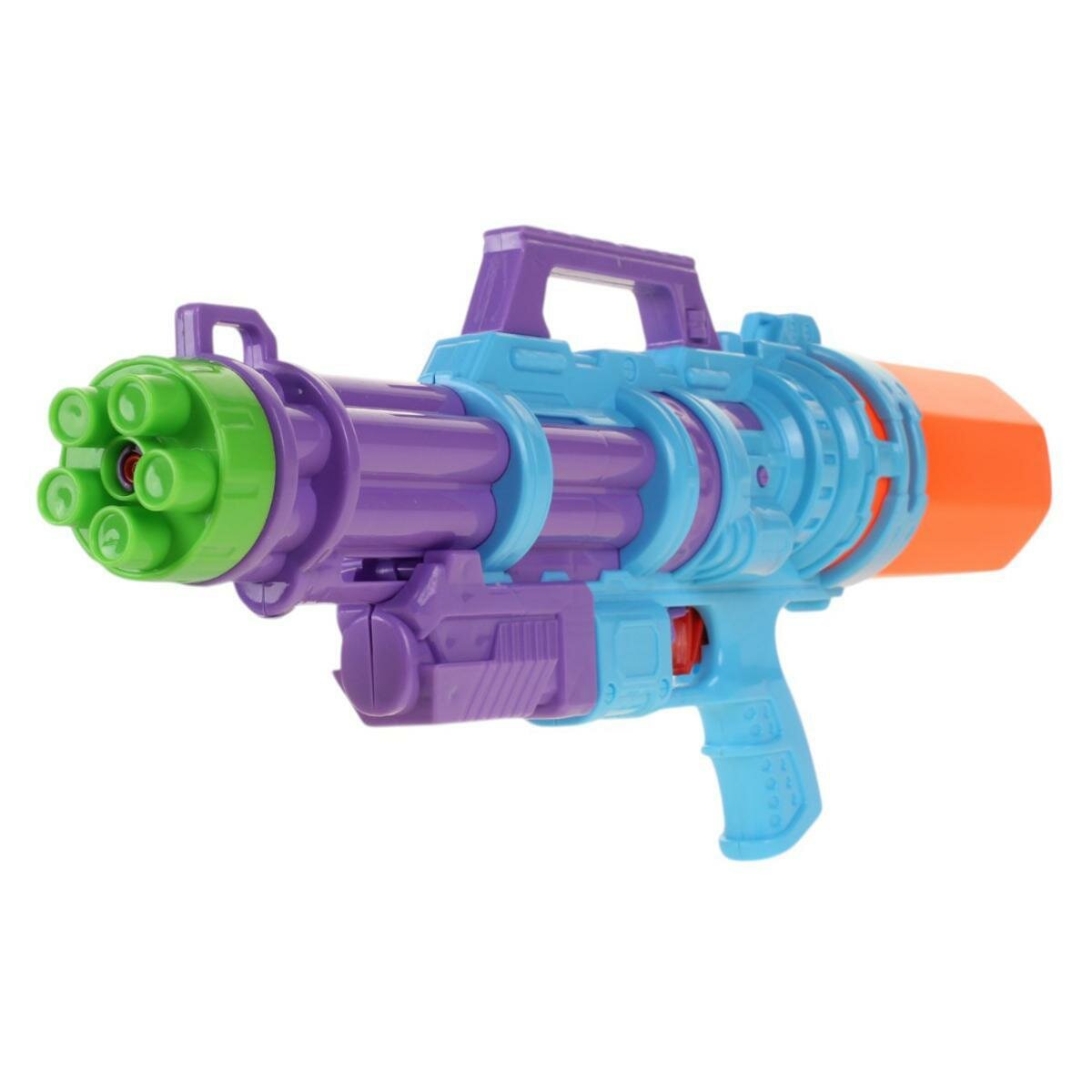 Водный пистолет 47см, помповый механизм, удобная ручка, зеленый, пластик